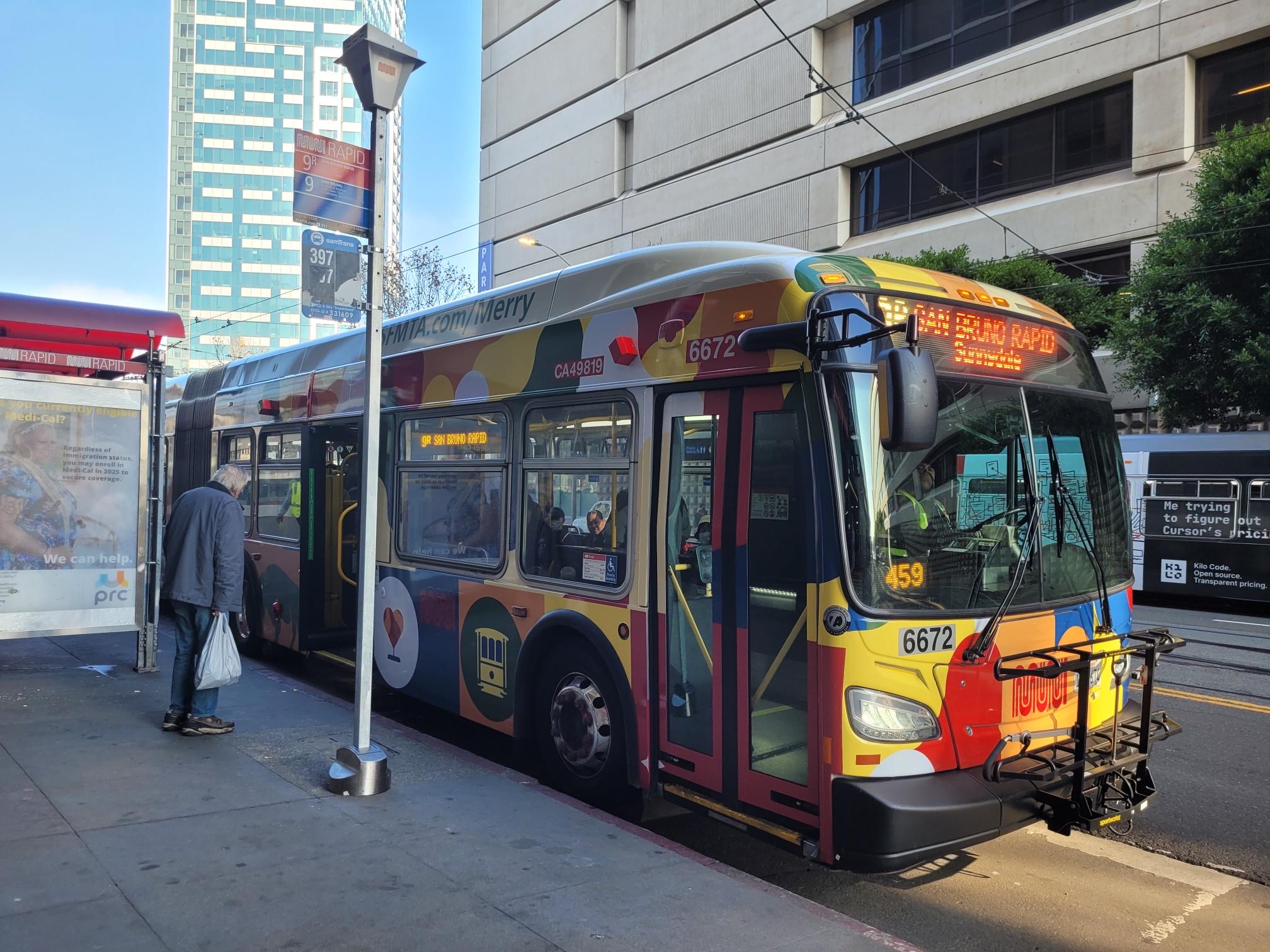 More Merry Days of Muni: Help Us Name Our New Festive Wraps | SFMTA