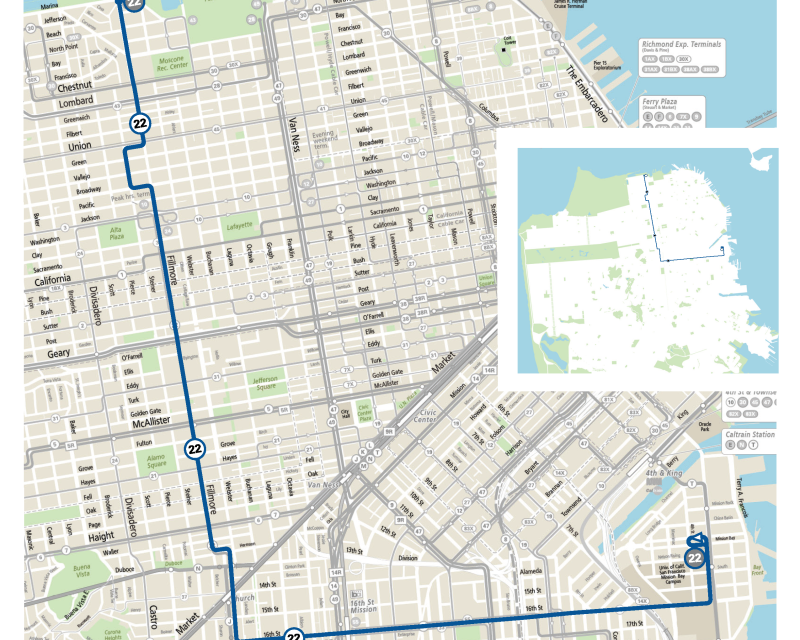 22 Fillmore PDF Map | SFMTA
