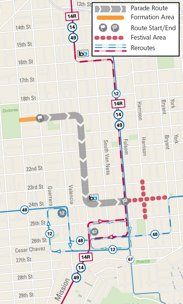 Cesar Chavez Parade & Festival: April 9, 2022 | SFMTA