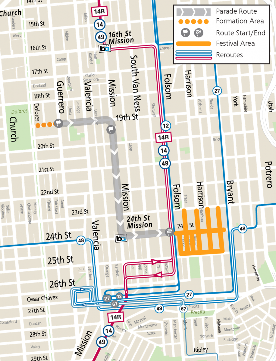 Cesar Chavez Parade & Festival: April 9, 2022 | SFMTA