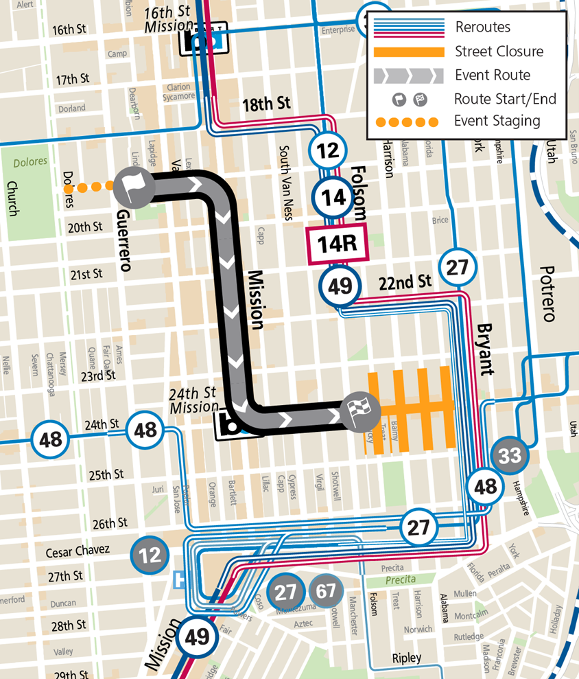 Cesar Chavez Parade & Festival: April 29, 2023 | SFMTA