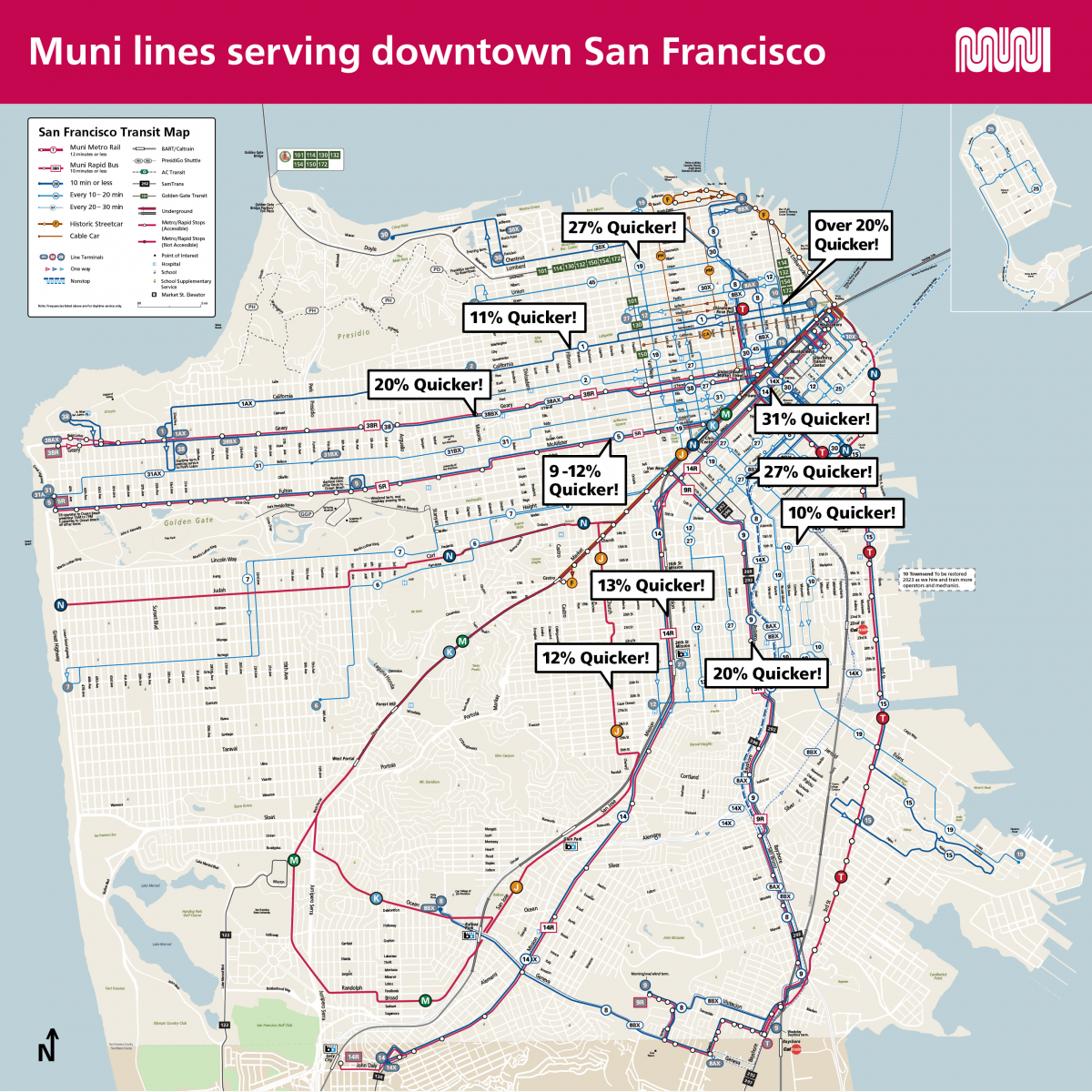Muni Gets You To Downtown SFMTA