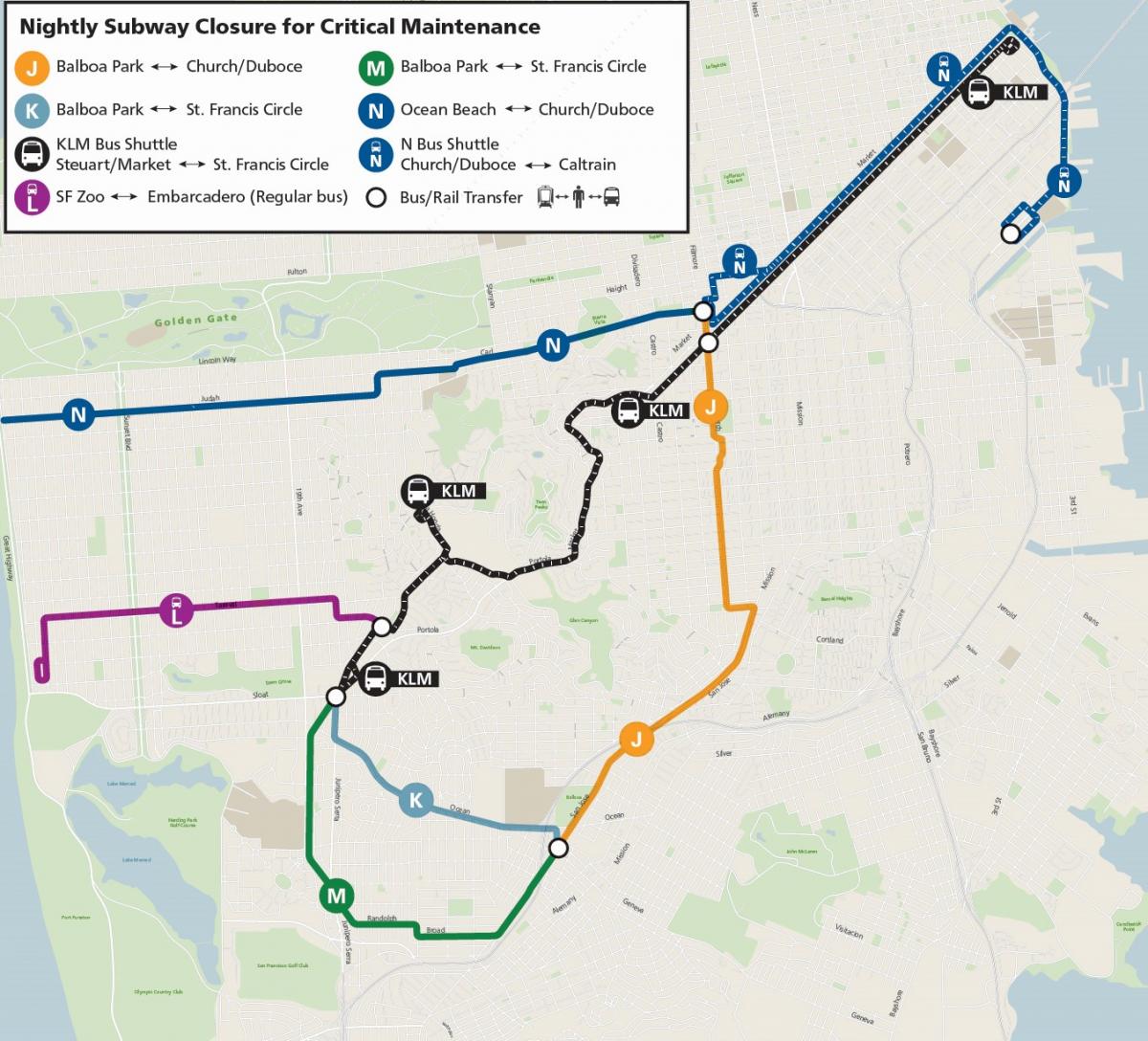 Dự án bảo trì tàu điện ngầm Muni | SFMTA