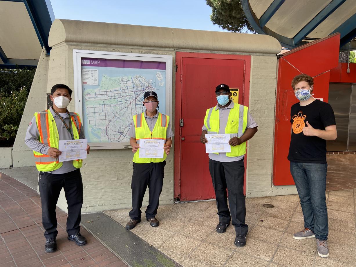 SFMTA Staff Recognized for Putting Riders First | SFMTA
